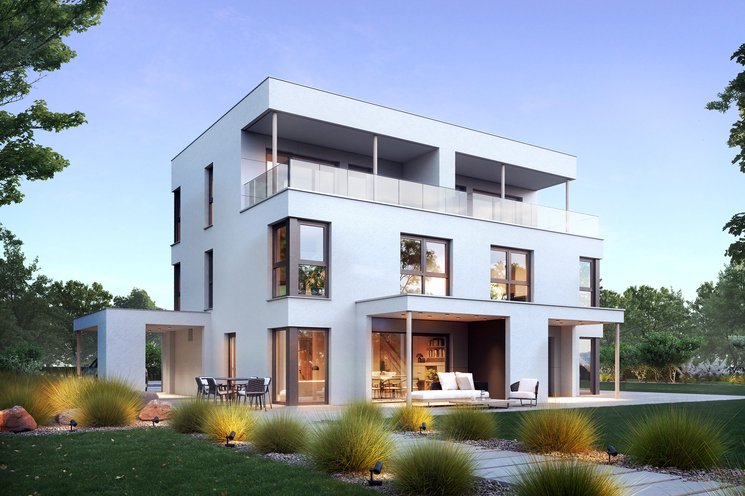 Design Doppelhaus: Elegant Seite an Seite wohnen | ELK Duo 117